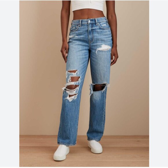 American Eagle Highest Rise Baggy Straight